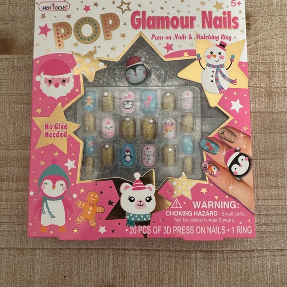 Other | Hot Focus Pop Glamour Nails Set | Poshmark